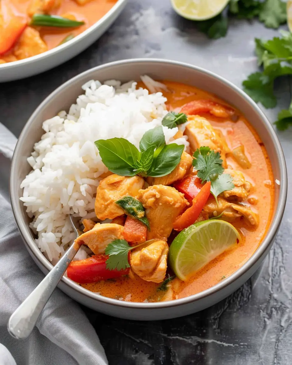 Thai Red Curry Chicken