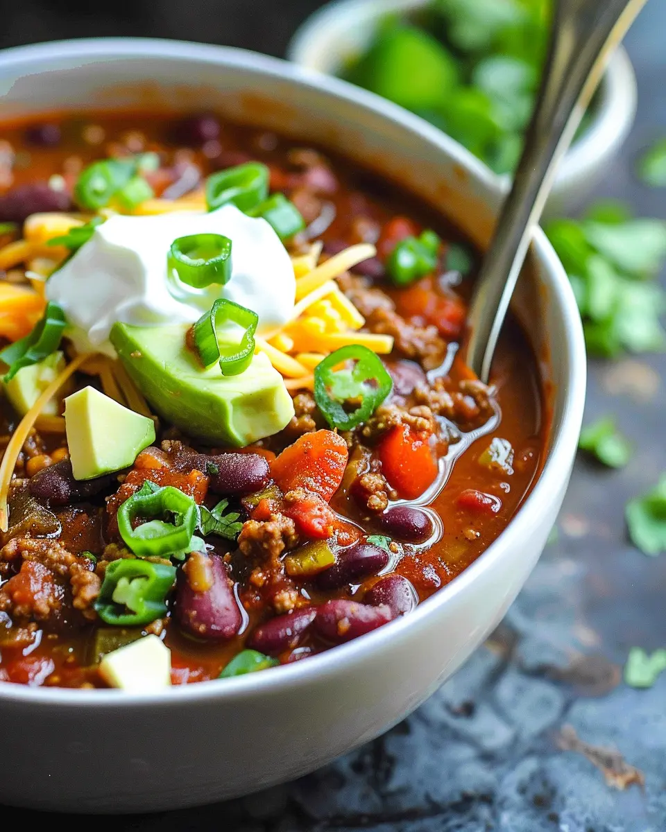 slow cooker chili recipe